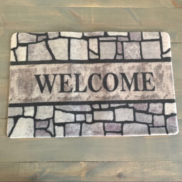 Accents | Grey Pebble Welcome Mat Indoor Outdoor Decor | Poshmark